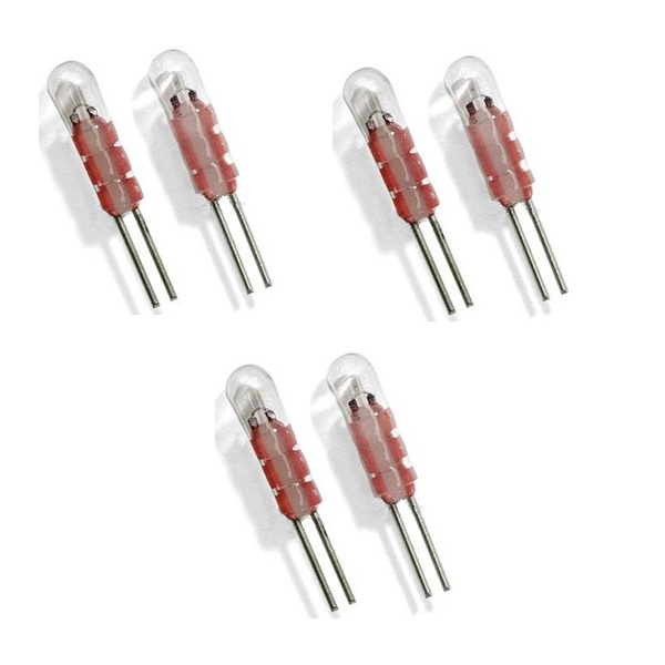 Genuine Mini Maglite replacement bulbs. AA + AAA 2 cell bulbs Triple ...